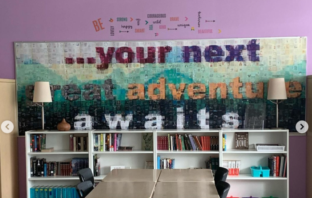 Mosaic Book Cover Bulletin Board ‣ Heart Soul Joy